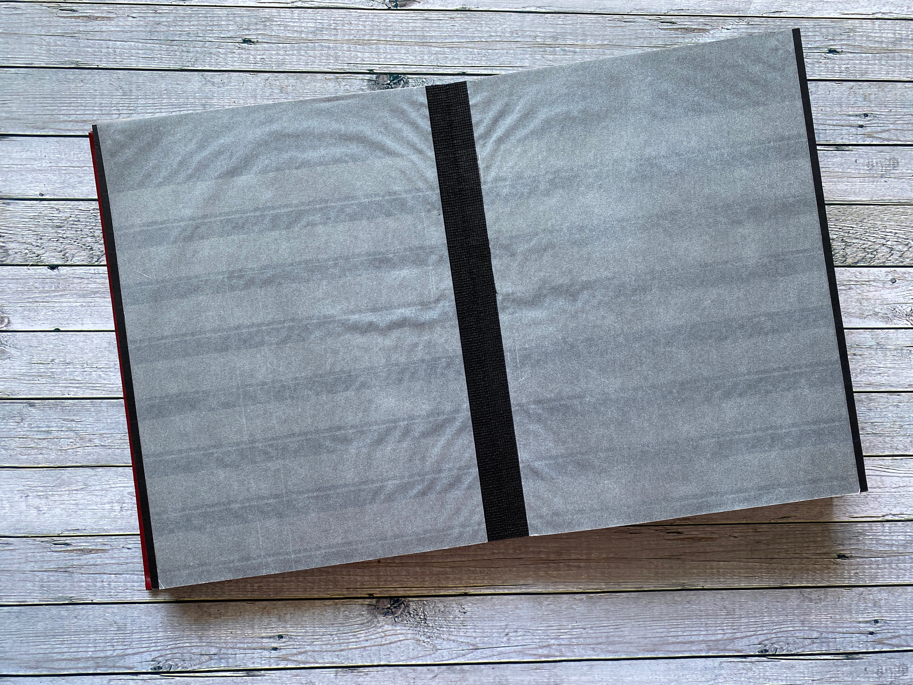 A5, Red, Empty Stamp Album, Collection, Poststamps, Album, Junkjournal ...