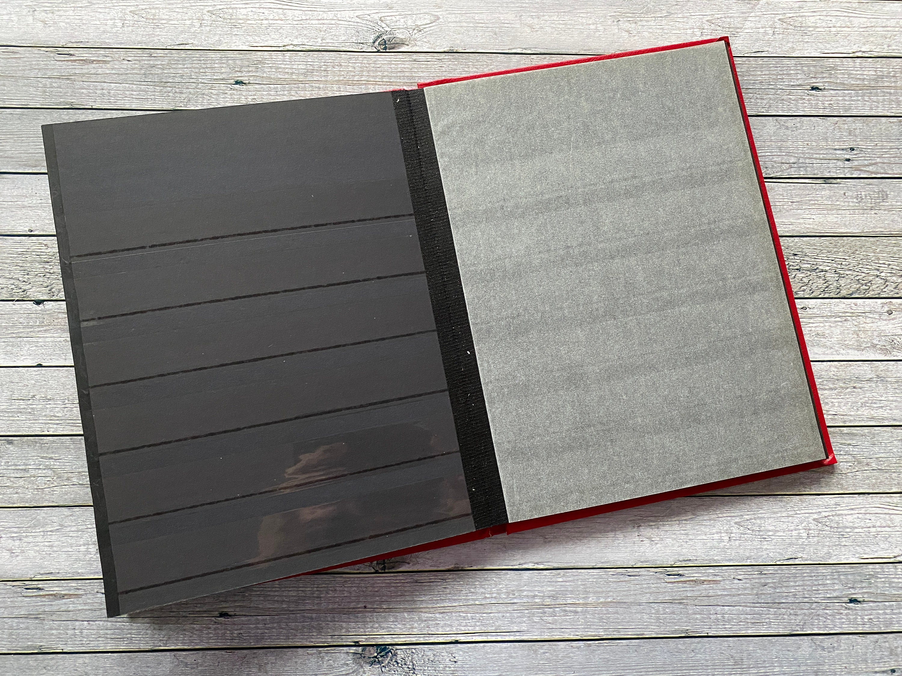 A5, Red, Empty Stamp Album, Collection, A5 Format, Poststamps, Album ...