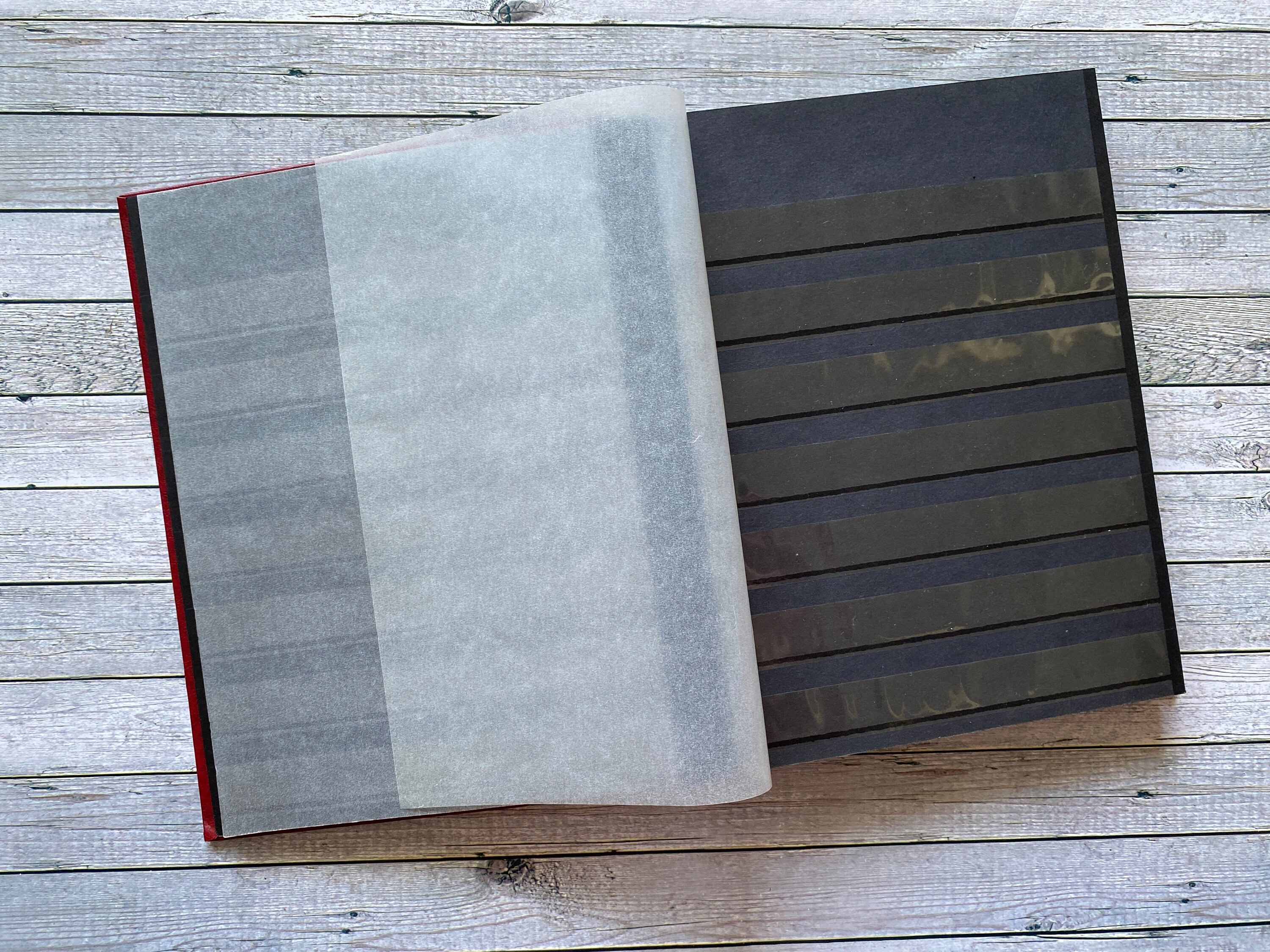 A5, Red, Empty Stamp Album, Collection, Poststamps, Album, Junkjournal ...