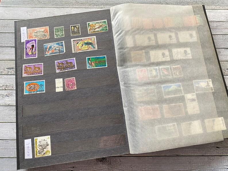 A4 Brown, Full Stamp Album, Collection, A4 Format, Poststamps, Album ...