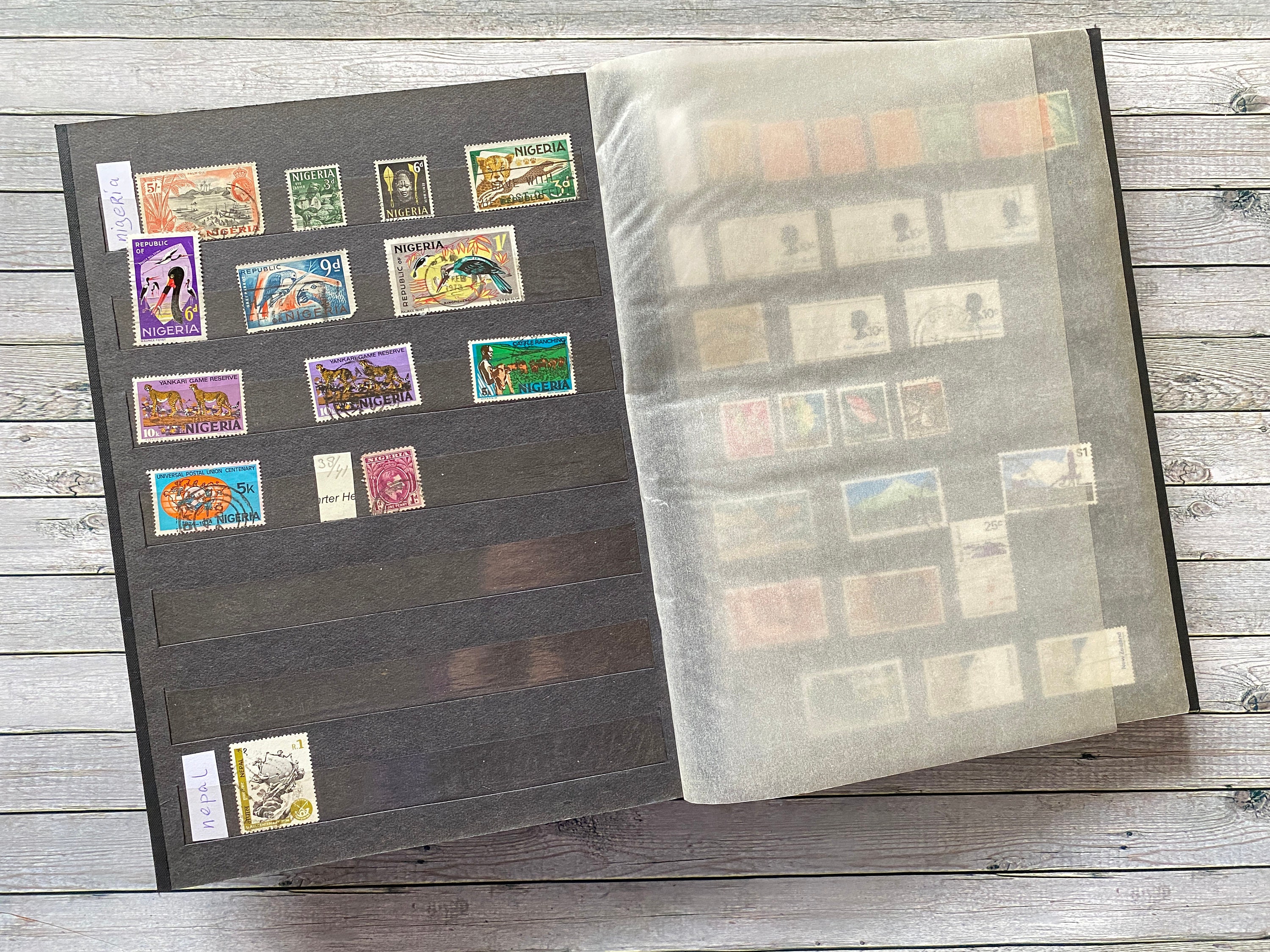 A4 Brown, Full Stamp Album, Collection, A4 Format, Poststamps, Album ...