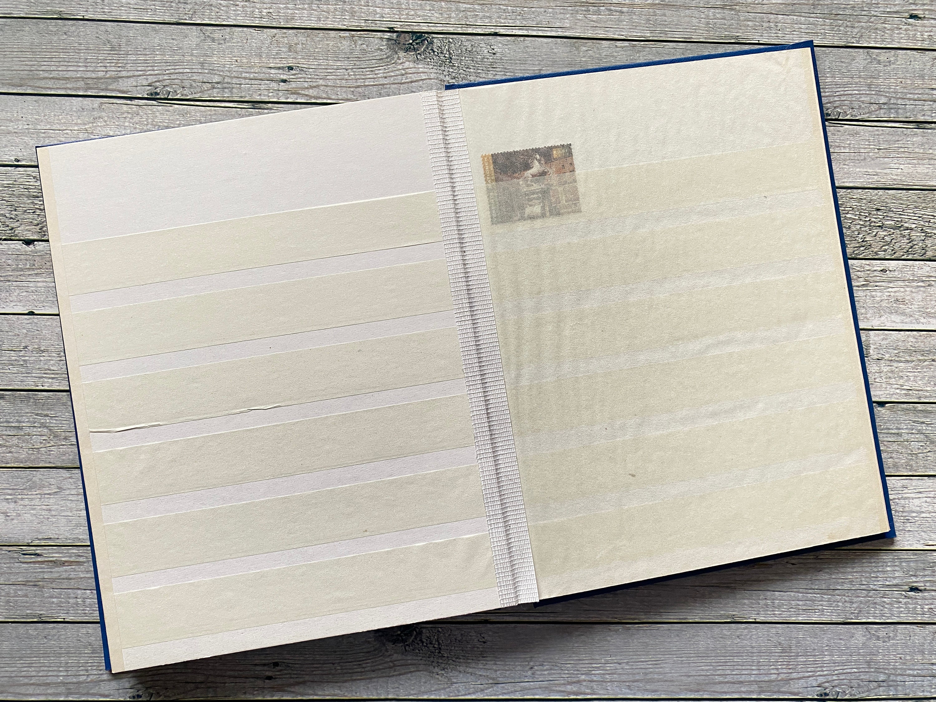 A5, Blue, Empty Stamp Album, Collection, A5 Format, Poststamps, Album ...