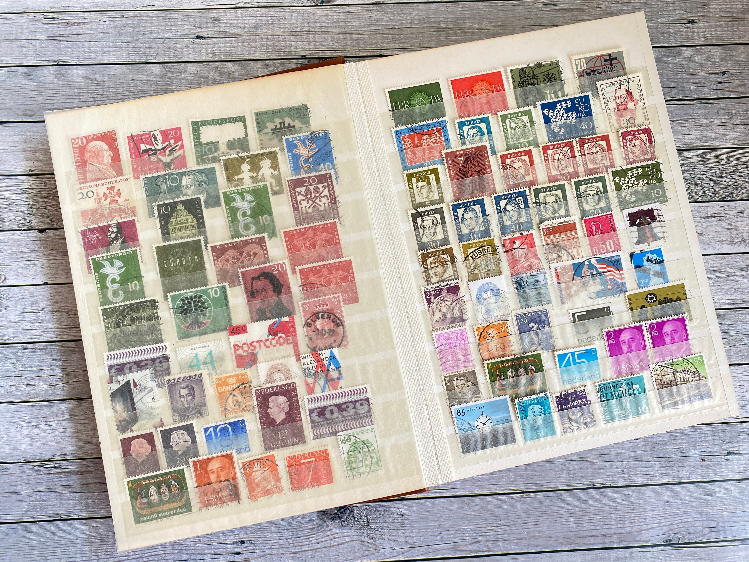 A5 Brown Empty Stamp Album Collection A5 Format - Etsy