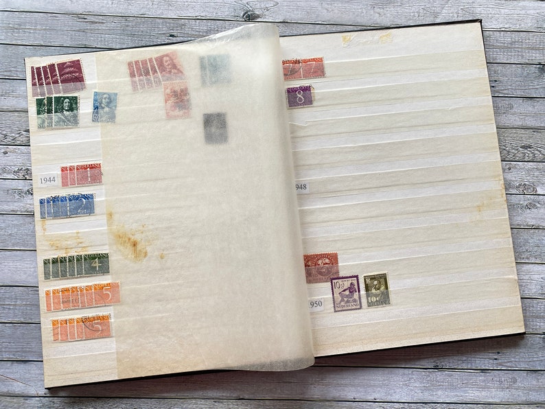 A4, Black, Full Stamp Album, Dutch Collection, A4 Format, Poststamps ...