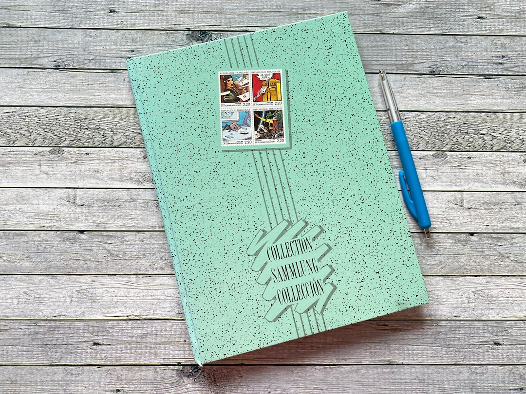 A5, Blue, Half Full Stamp Album, Collection, A5 Format, Poststamps ...