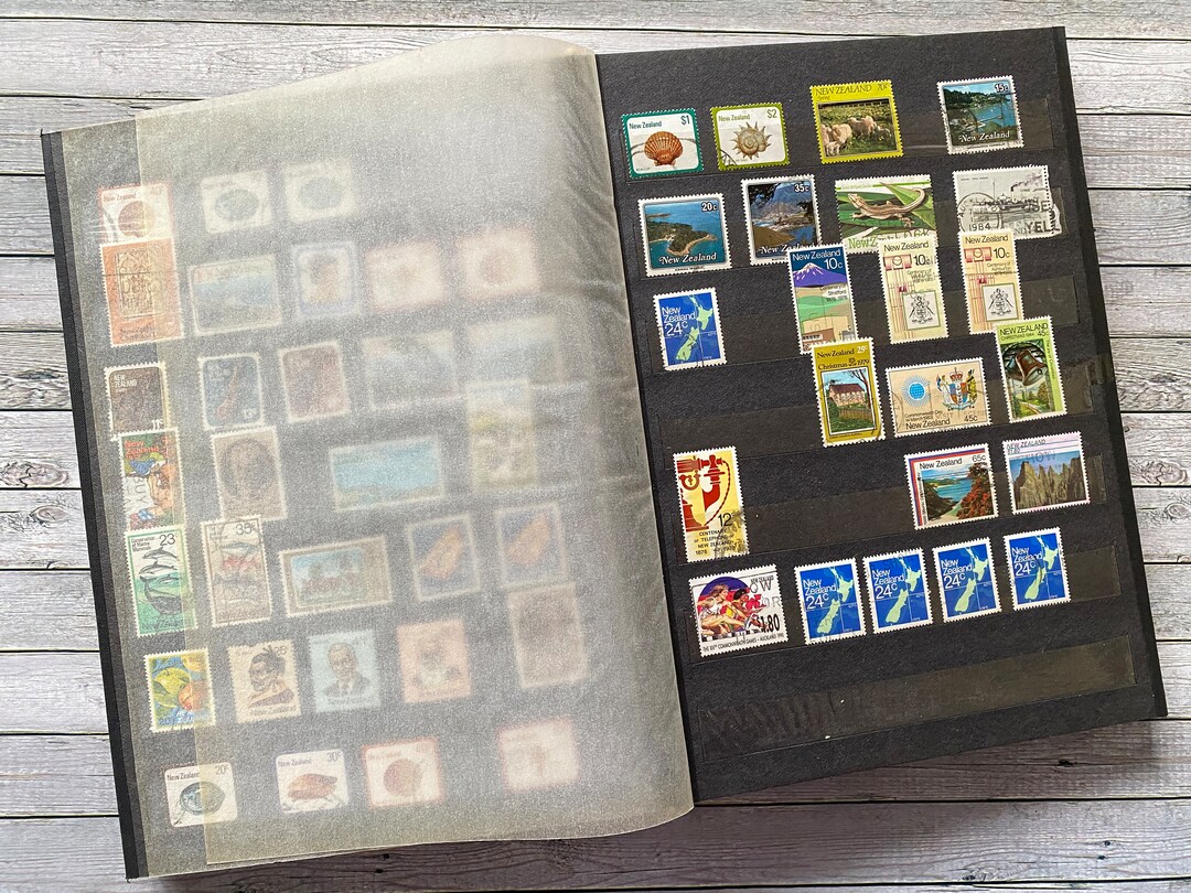 A4 Brown, Full Stamp Album, Collection, A4 Format, Poststamps, Album ...