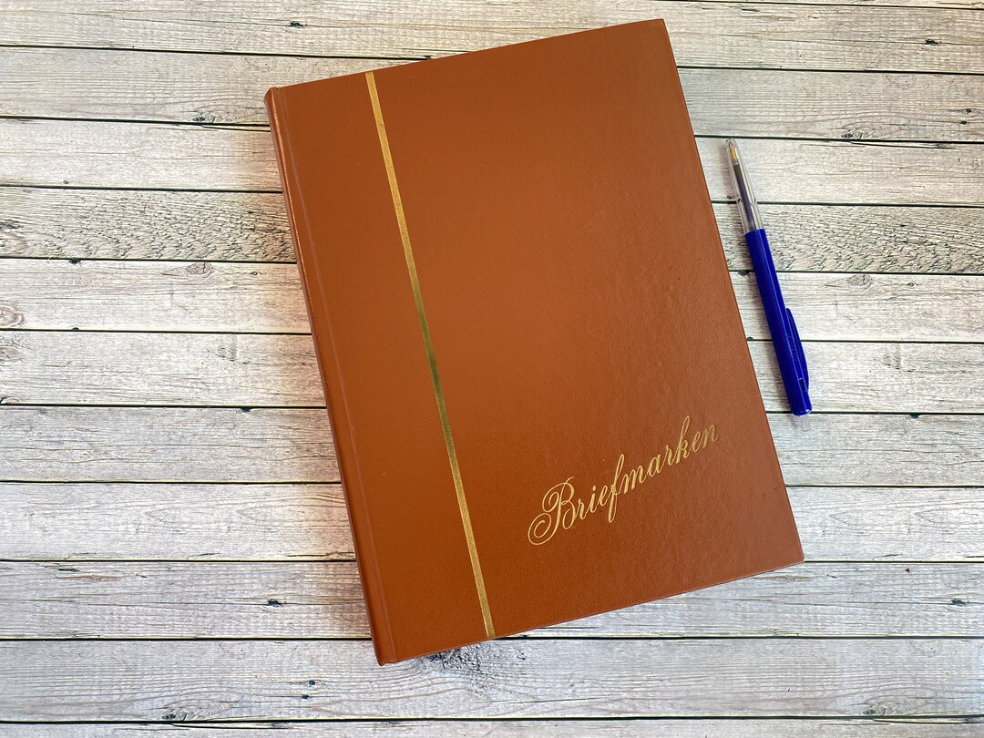 A5+, Brown, Empty Stamp Album, Collection, A5 Format, Poststamps, Album ...