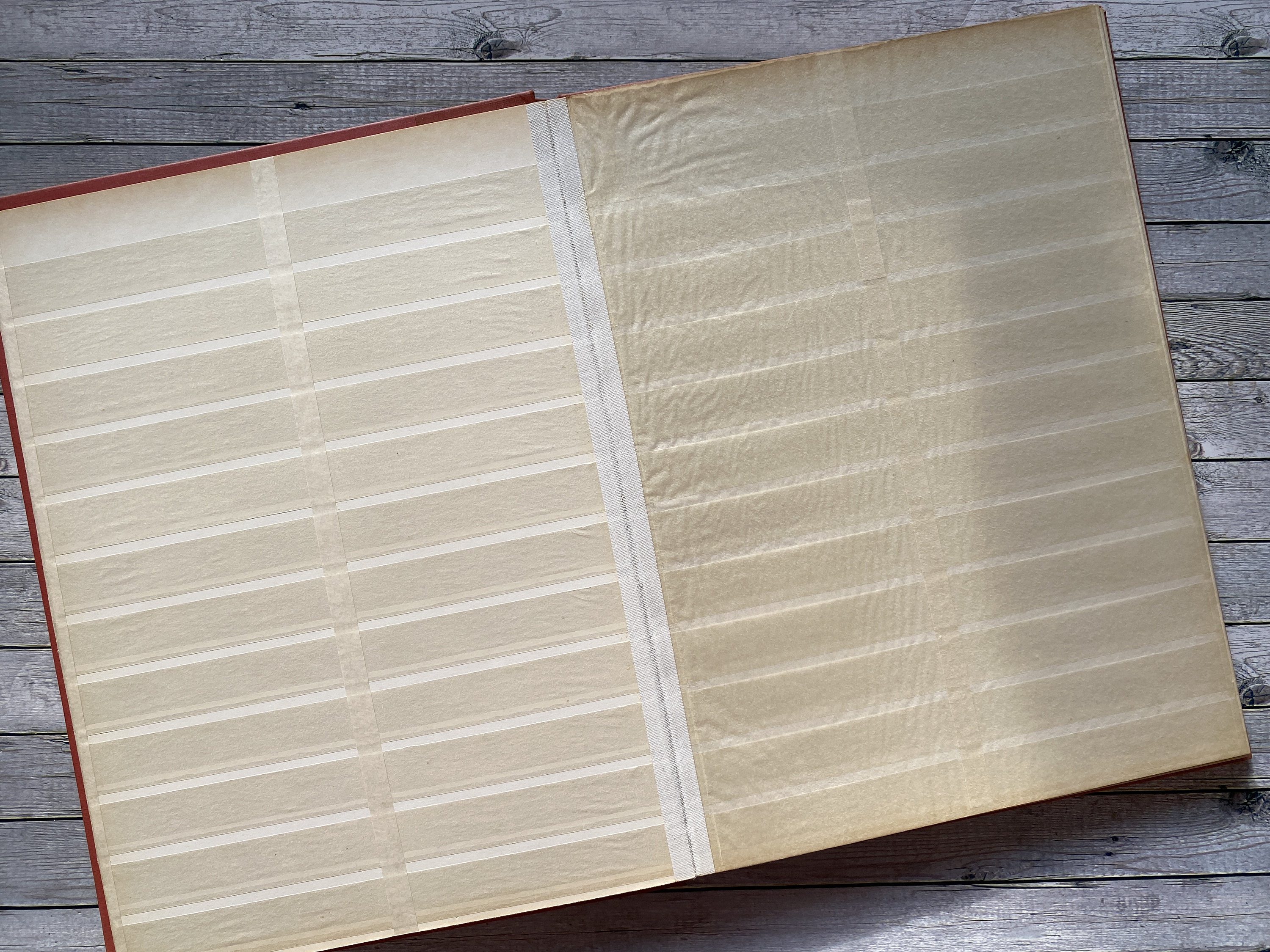 A4 Red Empty Stamp Album Collection A4 Format Poststamps - Etsy