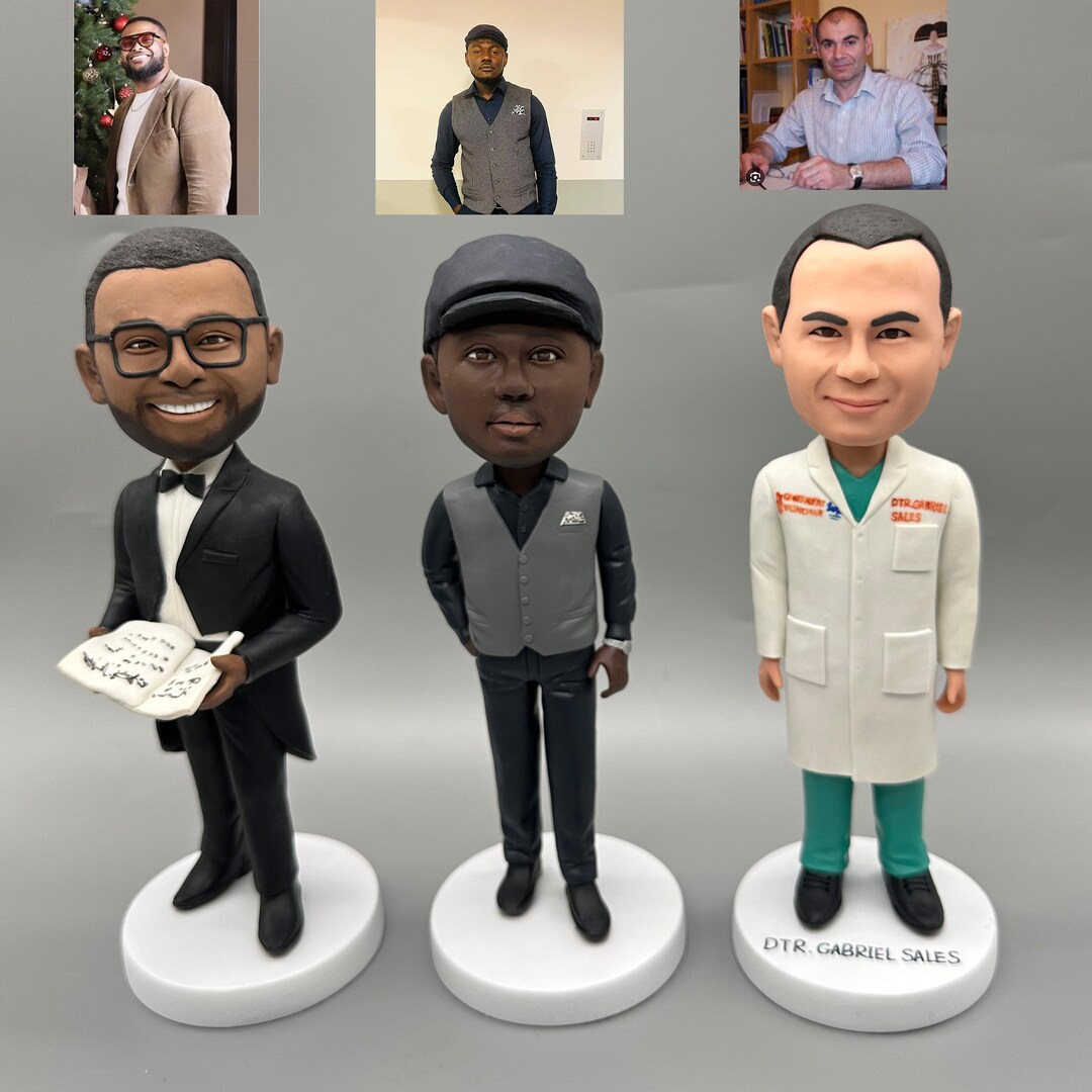 Custom Bobblehead Wedding Cake Topper, Personalized Wedding Cake ...