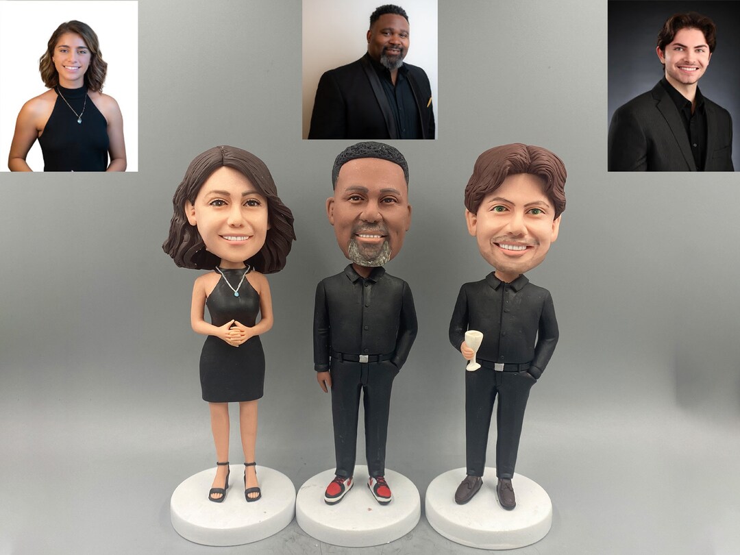 Custom Bobblehead Wedding Cake Topper, Personalized Wedding Cake ...