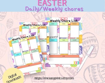 Retro Inspired Daily and Weekly Planner: Downloadable Image, Weekly and ...