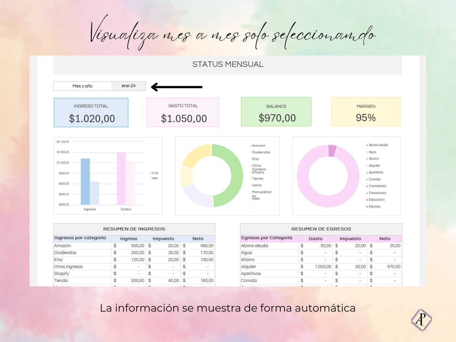 Plantilla Para Gestión De Negocios Sencilla Y Fácil De Usar | Excel Y Google Sheets | Registra ...