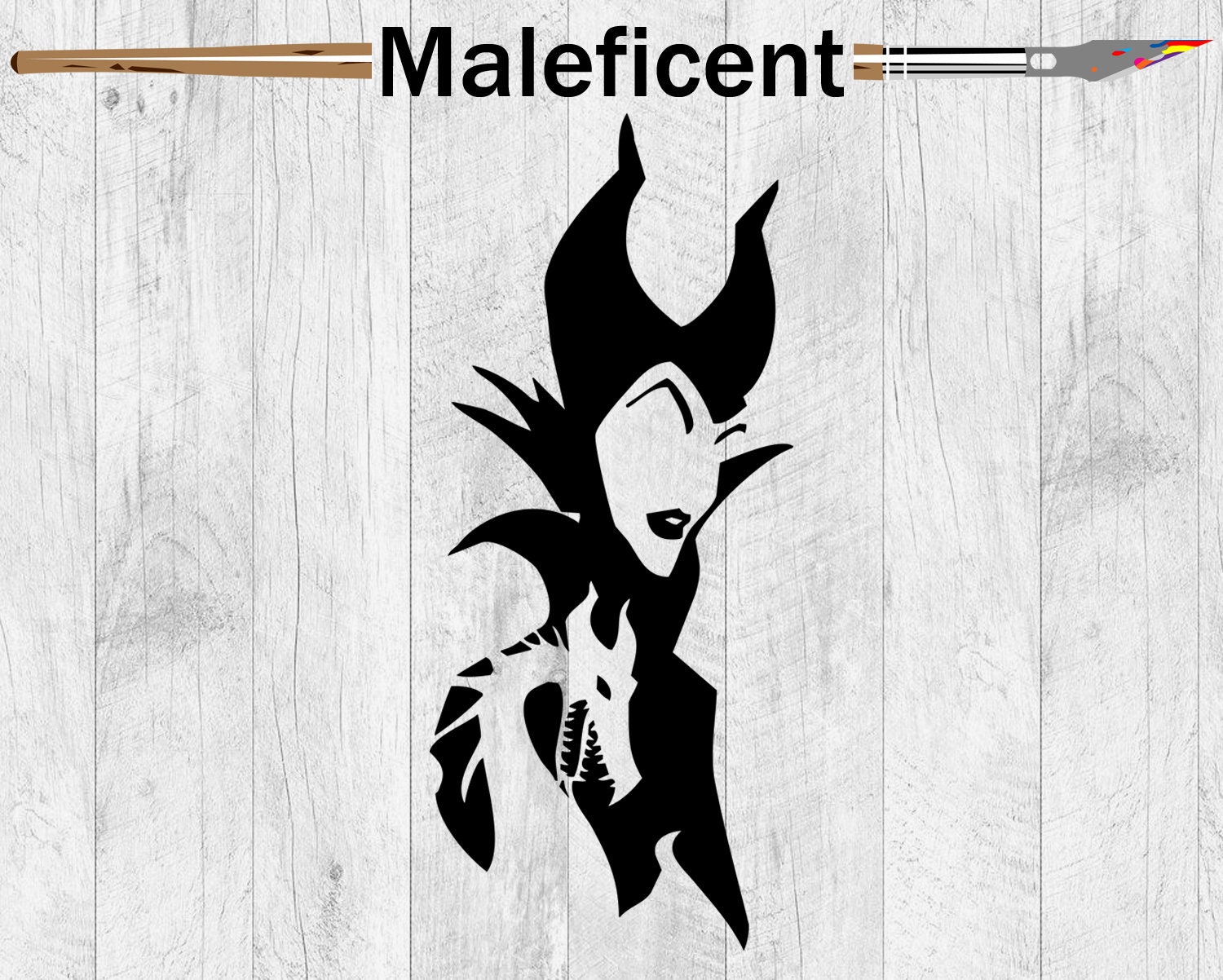 Maleficent Dragon Silhouette