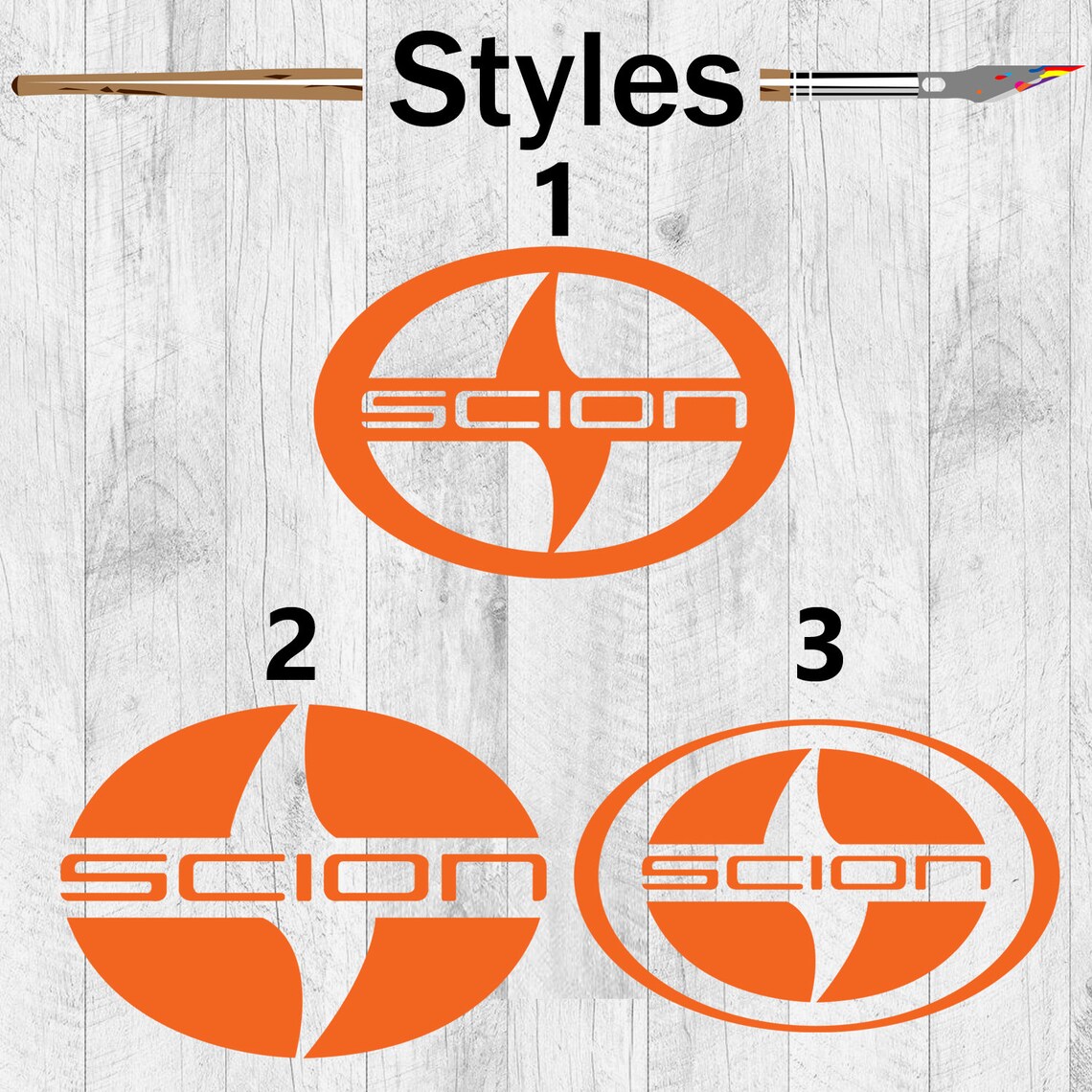 Scion Car Sticker Vinyl Decal - Etsy