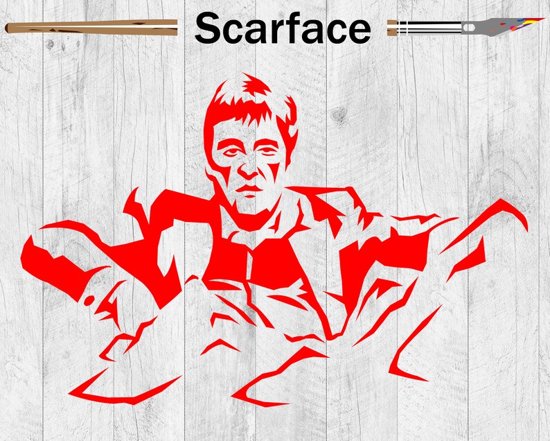 Scarface Tony Montana Vinyl Decal Truck Car Sticker - Etsy