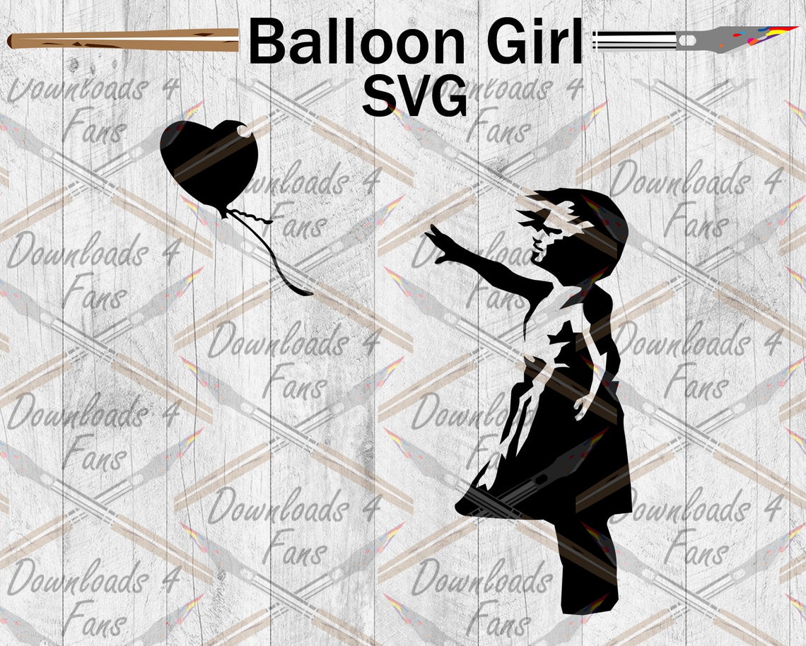 Balloon Girl Banksy Svg Instant Digital Download, Banksy Shirt, Banksy ...