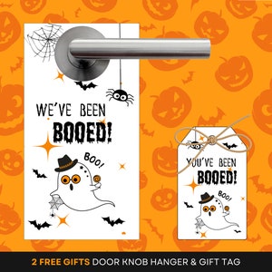 Youve Been Booed Printable for Halloween Game Sign Kit, Weve Been Booed ...