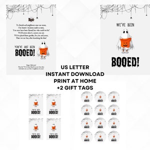 Youve Been Booed Printable for Halloween Game Sign, Weve Been Booed ...