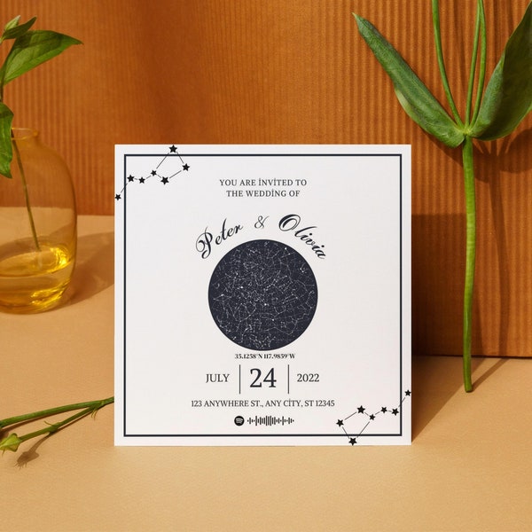 Spotify Wedding Invitation - Etsy