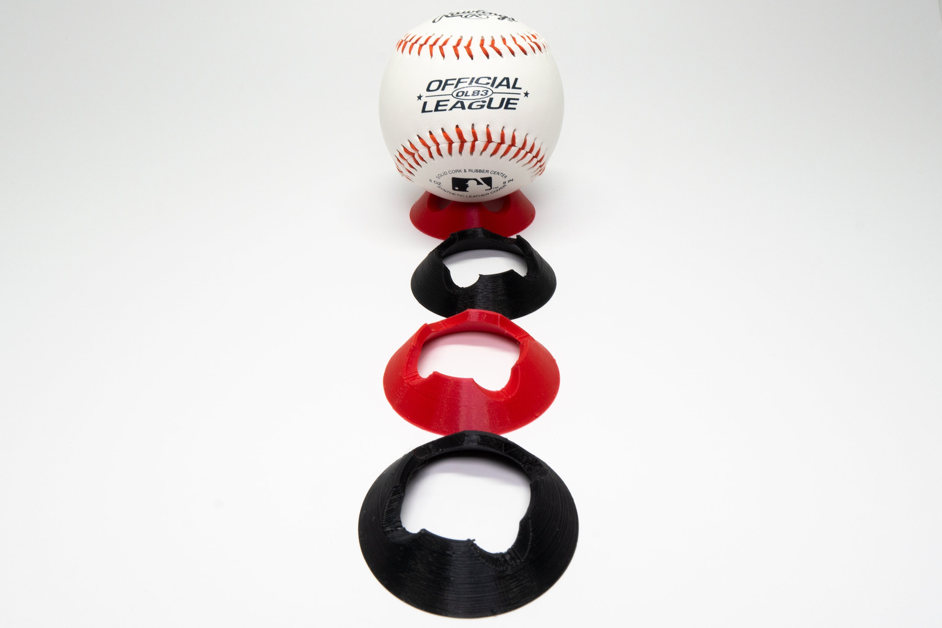 Baseball Ball Display Stand for Shelf Desk Autograph Black - Etsy