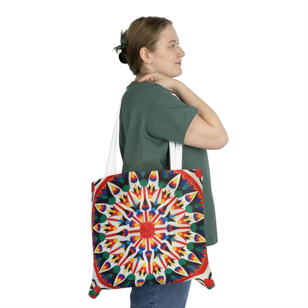 Egyptian Blue Lotus Pharaonic Designs Shoulder Tote Bag - Etsy