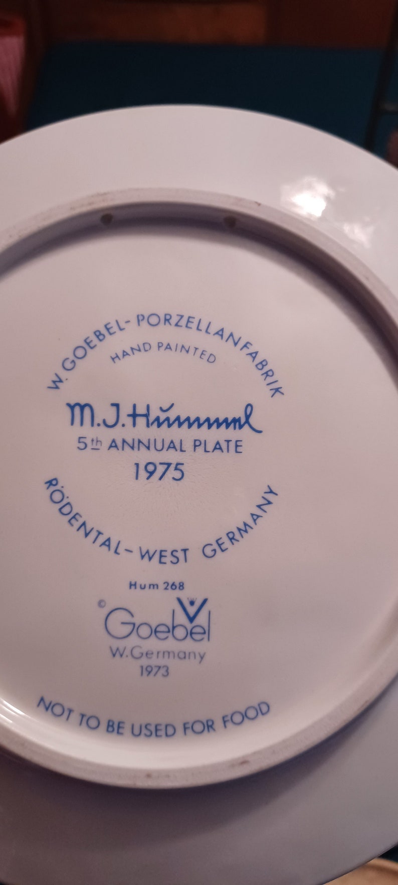 10 Vintage German Plates Hand Painted - Etsy