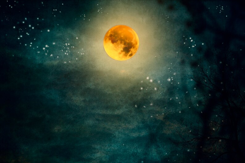 Photoshop Overlays Night Sky Overlays Star Overlays Moon Overlays Milky ...