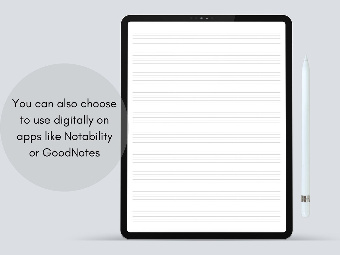 Printable Manuscript Paper - Etsy