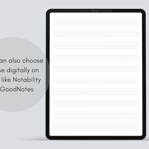 Printable Manuscript Paper - Etsy