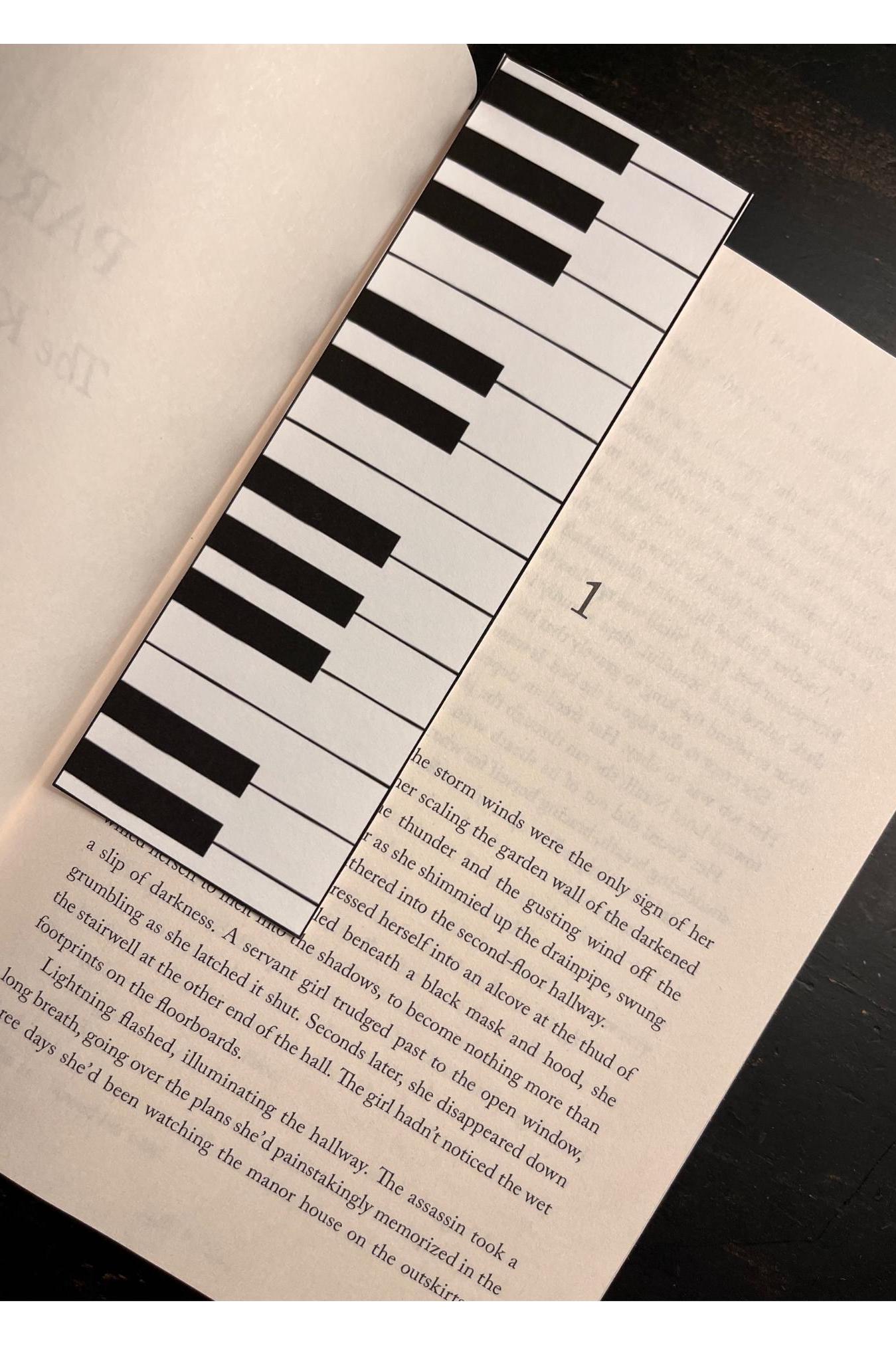 Printable Music Bookmarks | 4 Bookmarks | Print on US Letter - Etsy