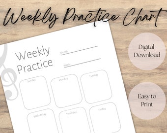 Music Teacher Planner Printable Musician Journal Piano Violin - Etsy