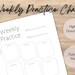 Printable Weekly Practice Chart Digital Download Music Practice - Etsy