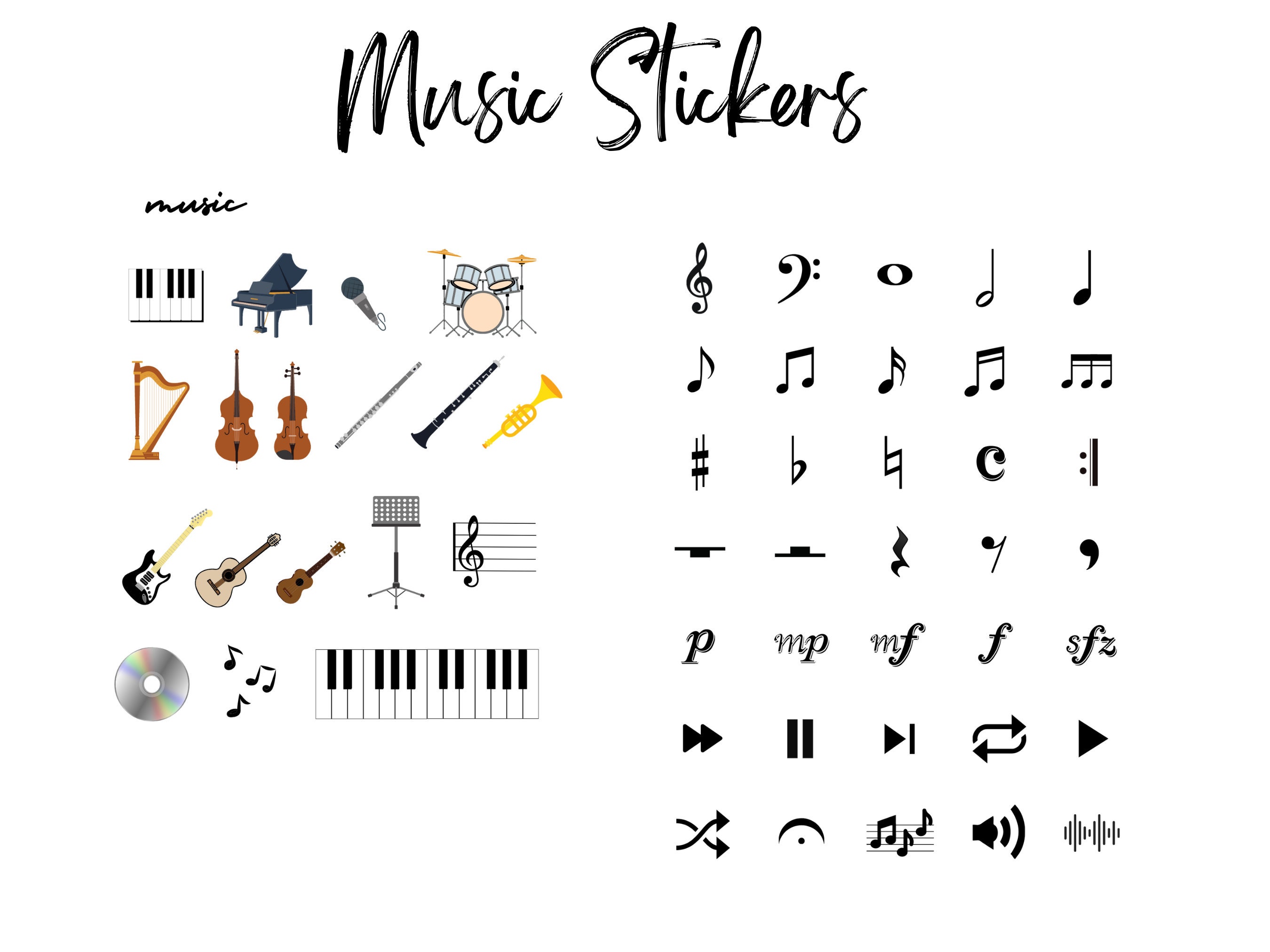 Digital Goal Planner| Music Goals| for Musicians - Etsy