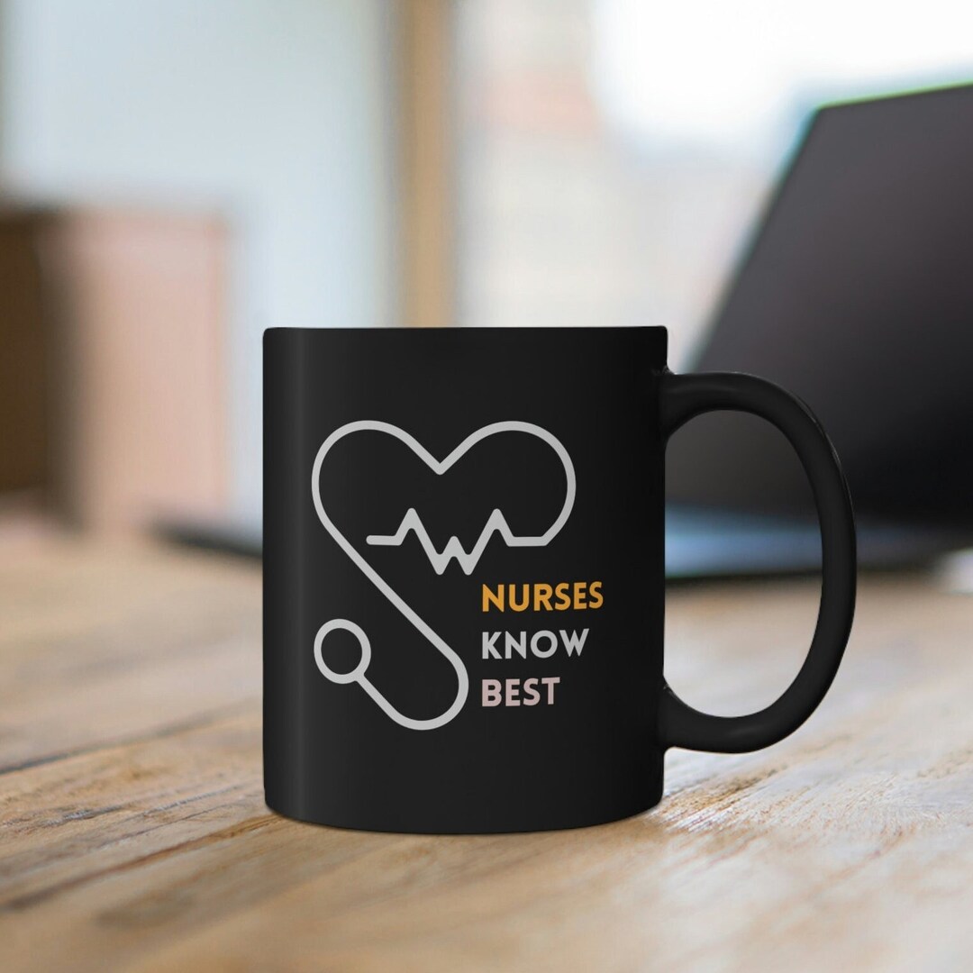Nurses Know Best Mug, Registered Nurse Mug, Nurse Week Gift Idea, RN ...