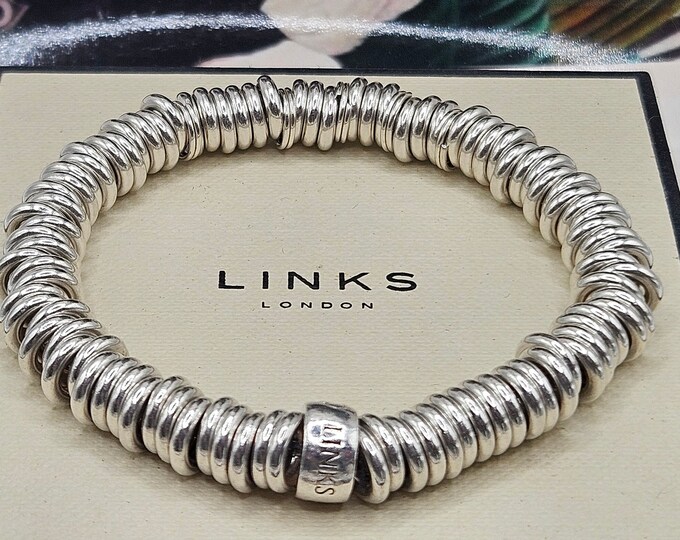 Stunning Links of London Sterling Silver Sweetie Bracelet, Hallmarked ...