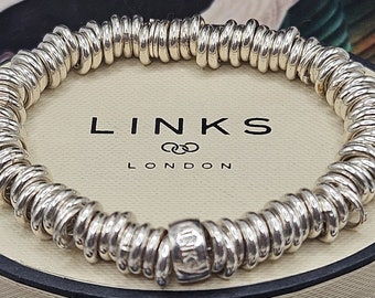 Stunning Links of London Sterling Silver Sweetie Bracelet, Hallmarked ...