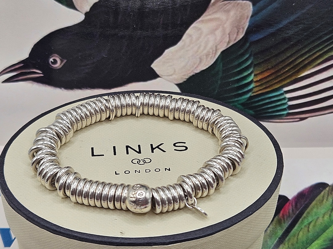 Genuine Links of London Sterling Silver Sweetie Core Bracelet, Restrung ...