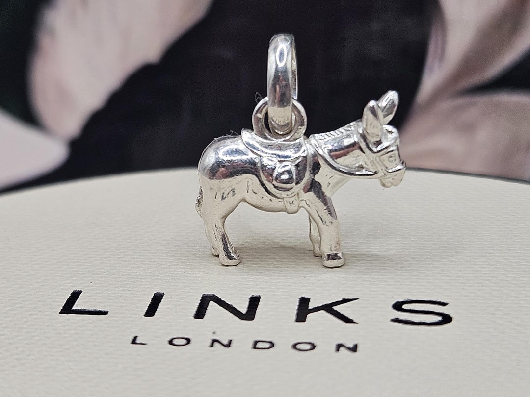 Extremely Rare Links of London Donkey Charm, Sterling Silver, Stamped ...
