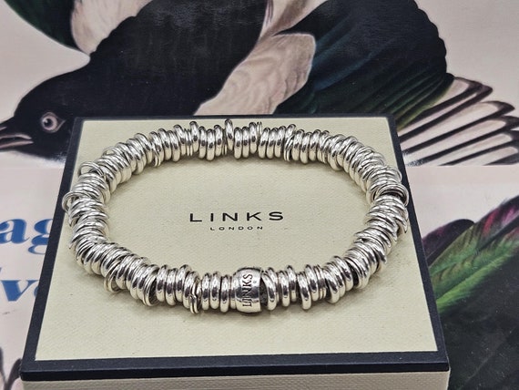 Fabulous Links of London Sweetie Core Bracele Sterling Silver Stamped Hallmarked Restrung 61g Large Size TOP CONDITION Etsy