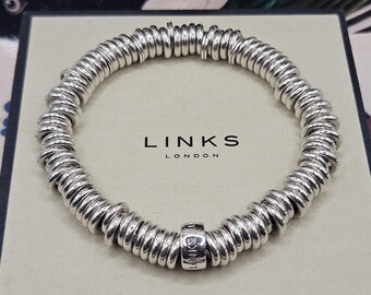 Genuine Links of London Sterling Silver Friendship Bracelet - Etsy