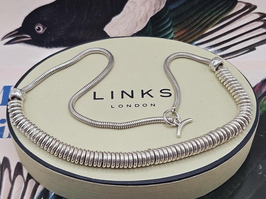 Genuine Links of London Sterling Silver Sweetie Necklace, Stamped ...