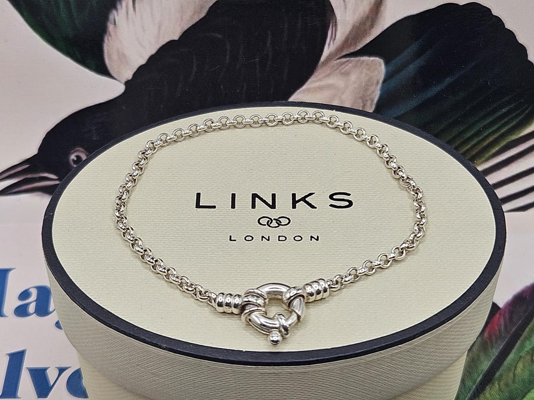 Superb Links of London Sterling Silver Belcher Bracelet With Señorita ...