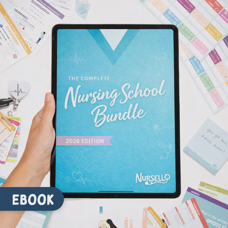 Nursing School Bundle 2026 | Complete Nursing Study Guide for Nursing ...