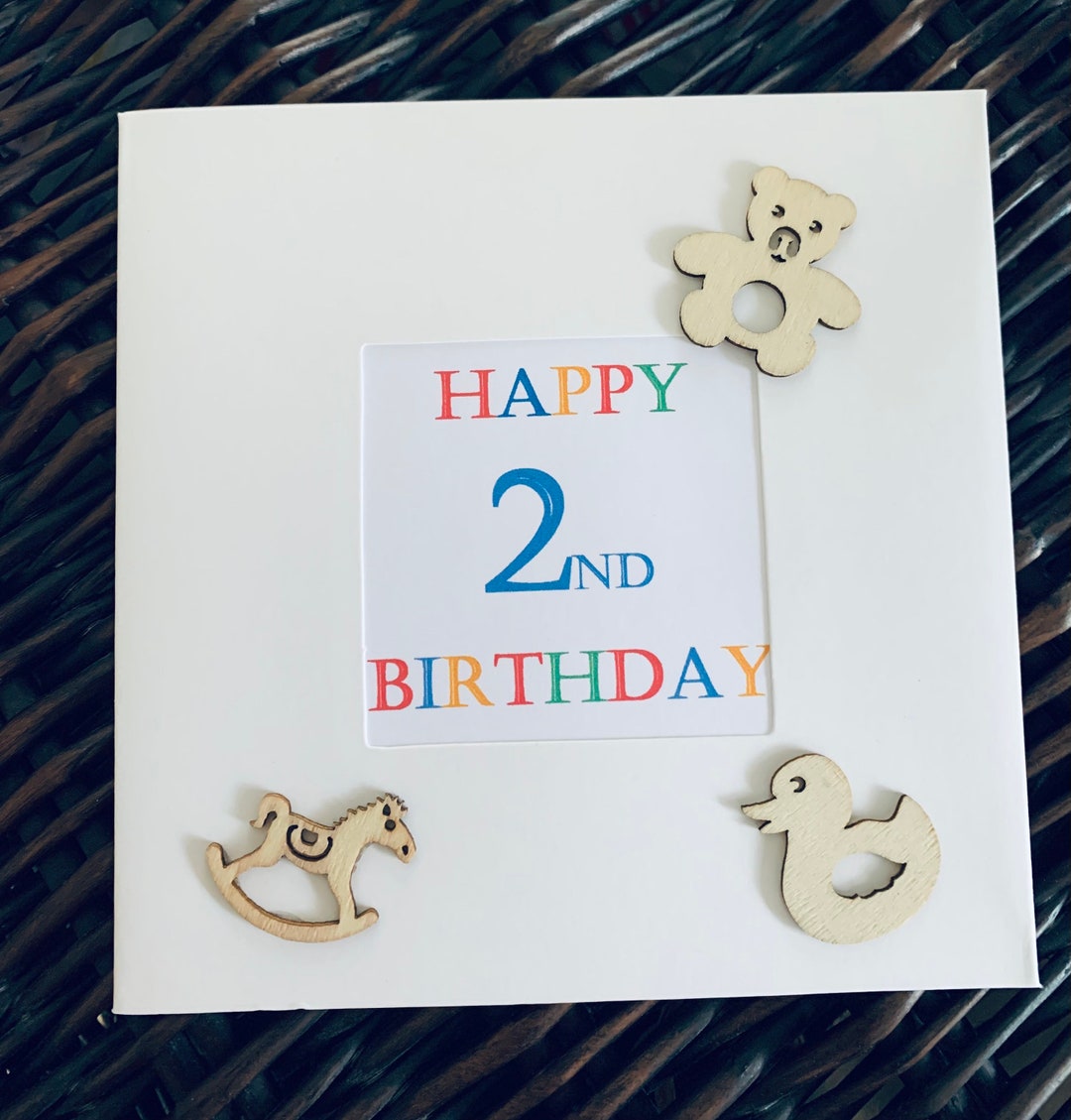 2nd Birthday, Happy 2nd Birthday, Boy, Son, Brother, Grandson, Nephew ...