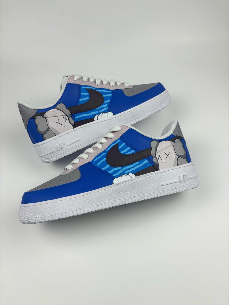 Nike Air Force 1 Kaws Custom - Etsy