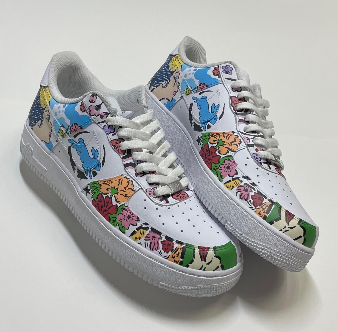 Nike Air Force 1 Custom Lady Aiko Concept | Hand-painted by Reed Revesz ...