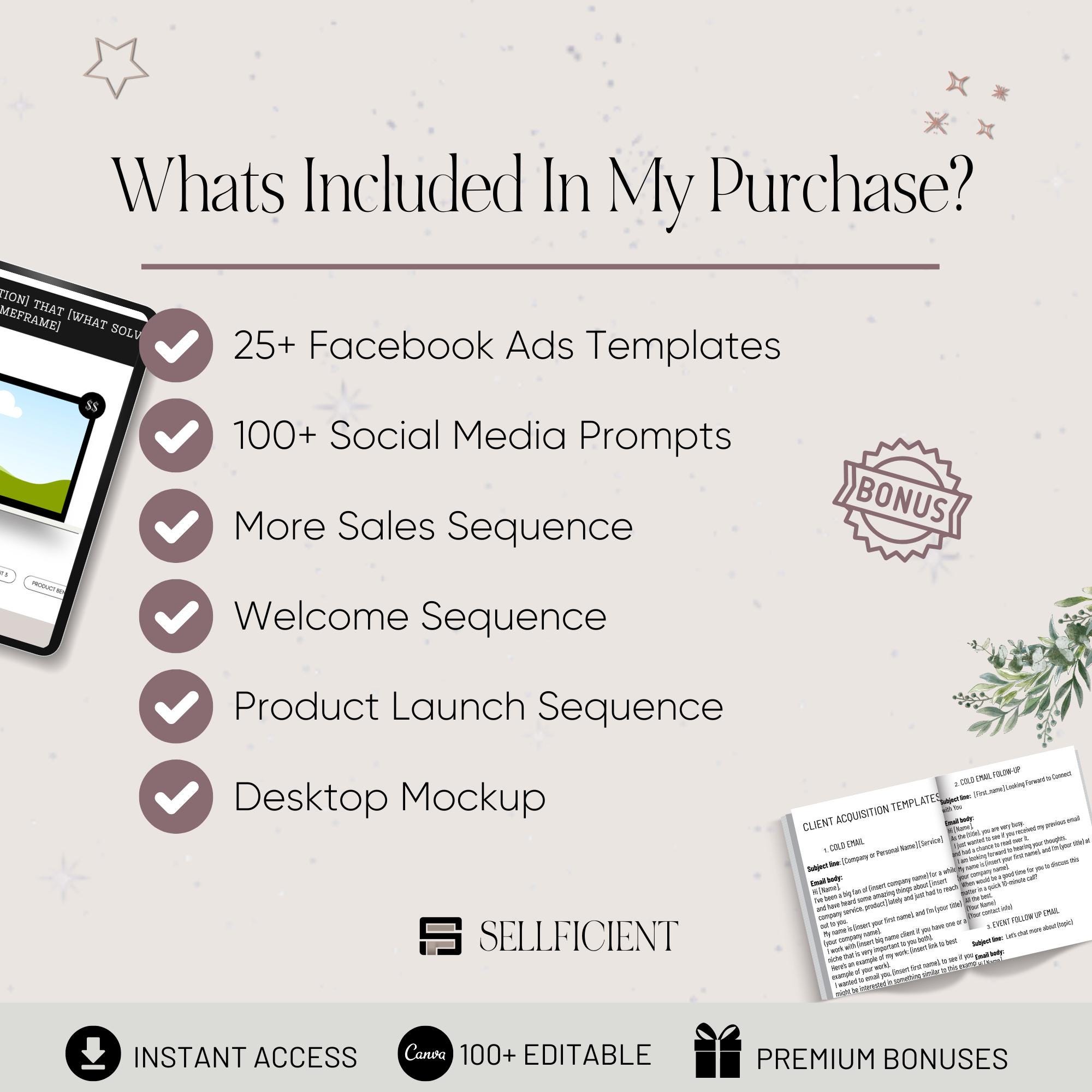 PLR Facebook Mockups, Canva Mockups, PLR Facebook Ads Templates ...