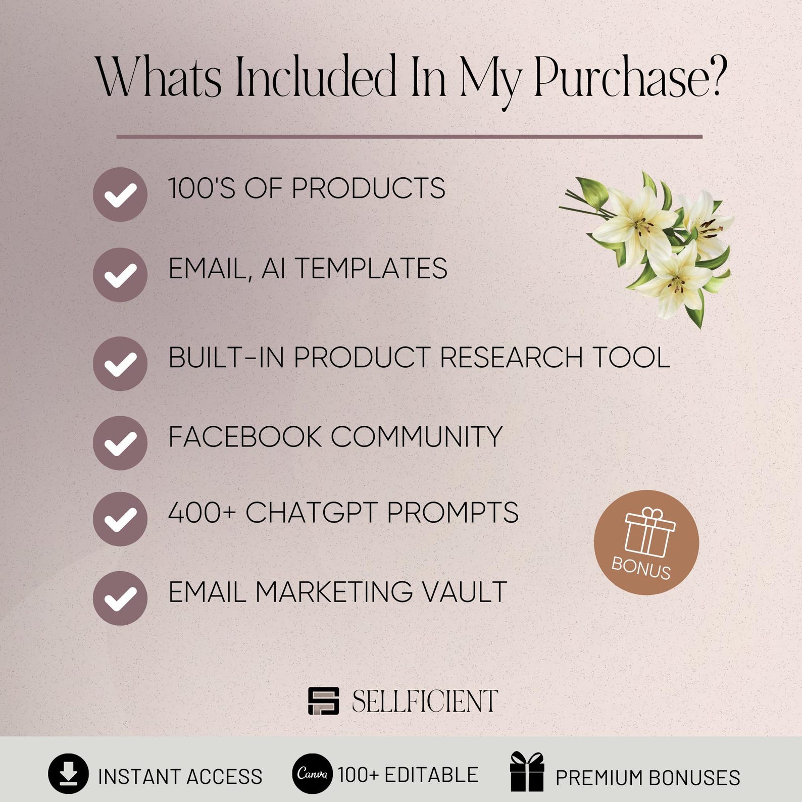 Digital Products Bundle, Canva Templates, Editable Templates, Done for ...