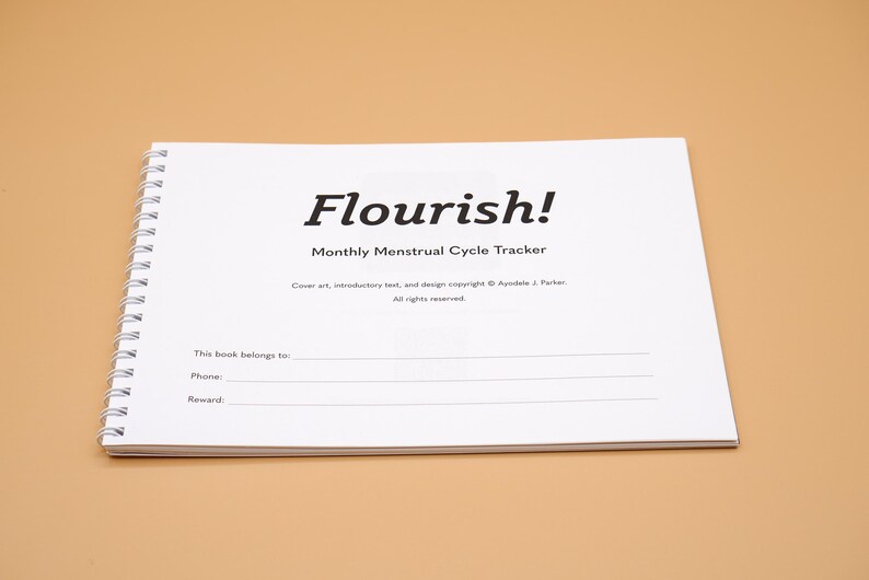 Mini Period and Monthly Cycle Tracker/journal – Flourish! Mini Tracker ...
