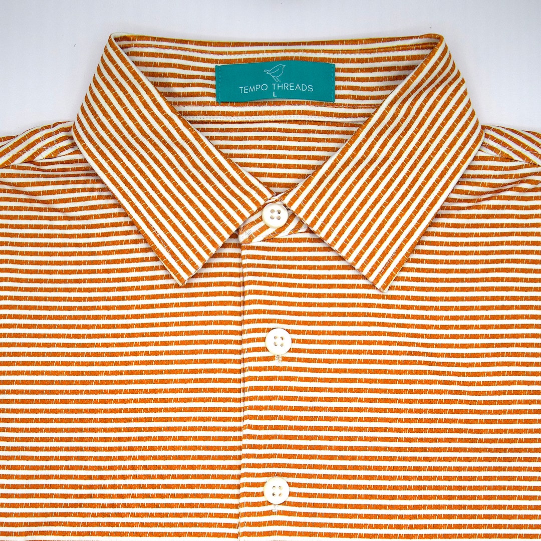 Burnt Orange Golf Polo - Etsy